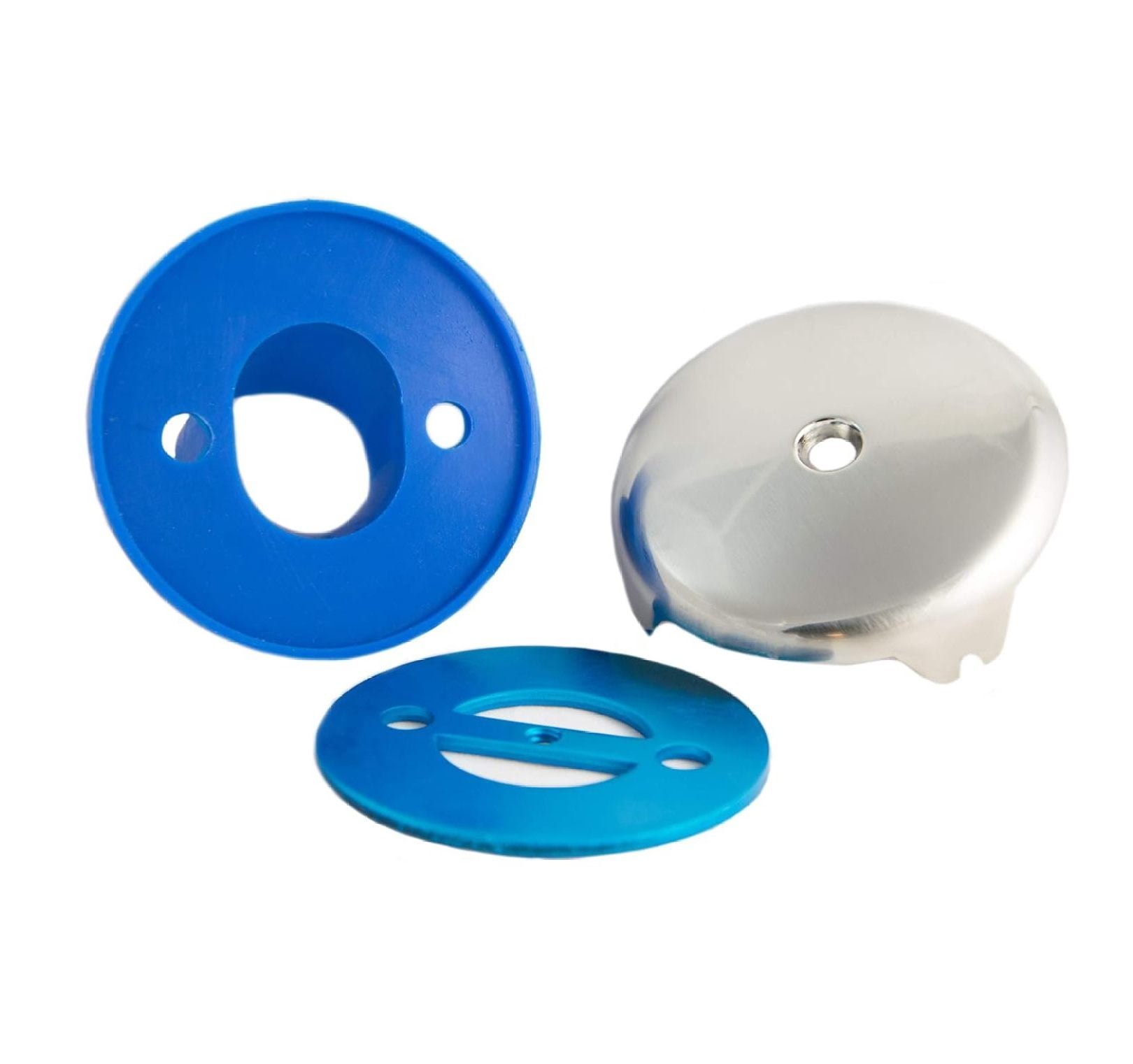 3-5/8" Big Overflow Gasket Kit with Overflow Cover for Stopping Tub ...