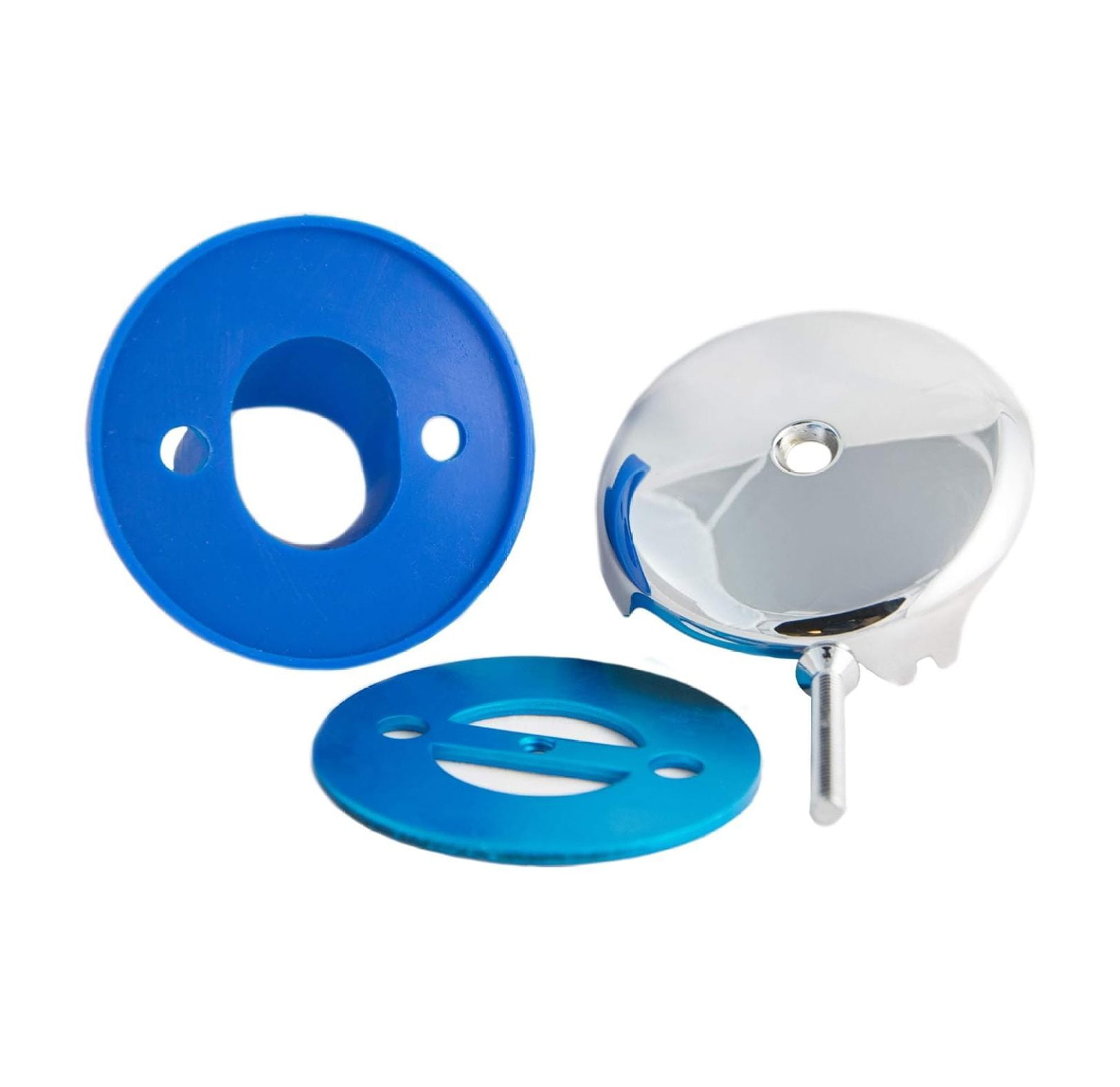 3-5/8"" Overflow Gasket Kit with Overflow Cover for Stopping Tub Leaks ...