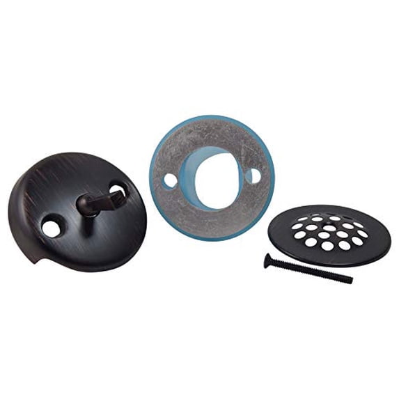 3-5/8" Overflow Gasket Kit with Trip Lever Cover and Strainer Dome ...