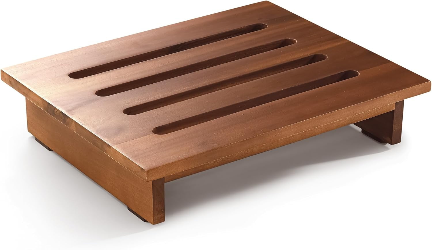 3.5" Acacia Wood One Step Stool for Adults (No Assemble Required)- 500 ...