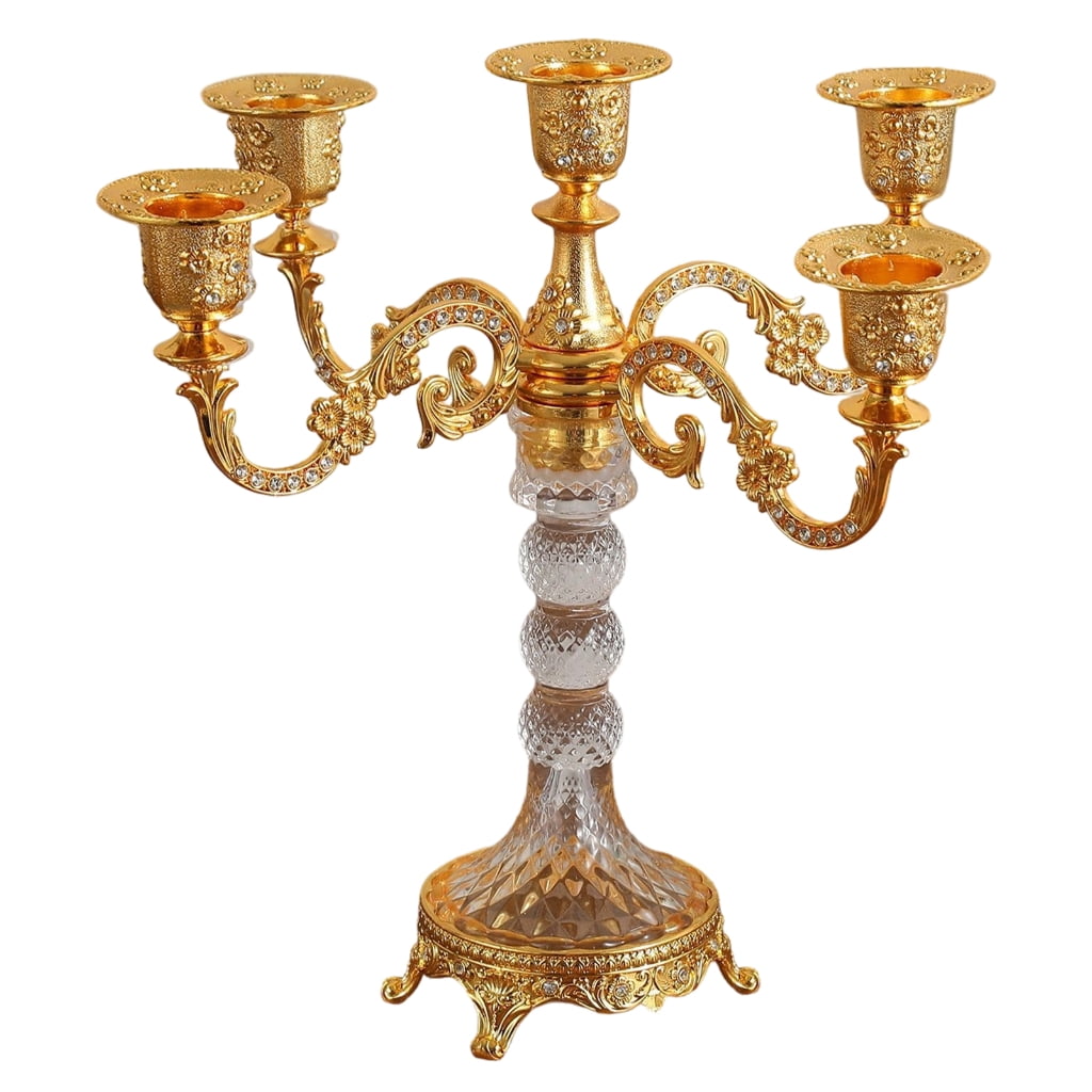 3/5 Arm Candelabra Candlesticks Holders Taper Candle Holders Stand ...