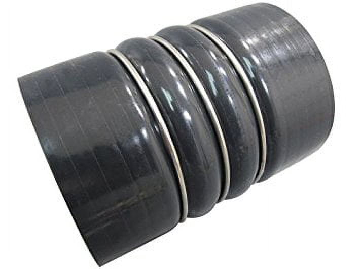 3.5" Black Diesel Ring Forced+Silicon Double Hump Coupler 4" Long ...