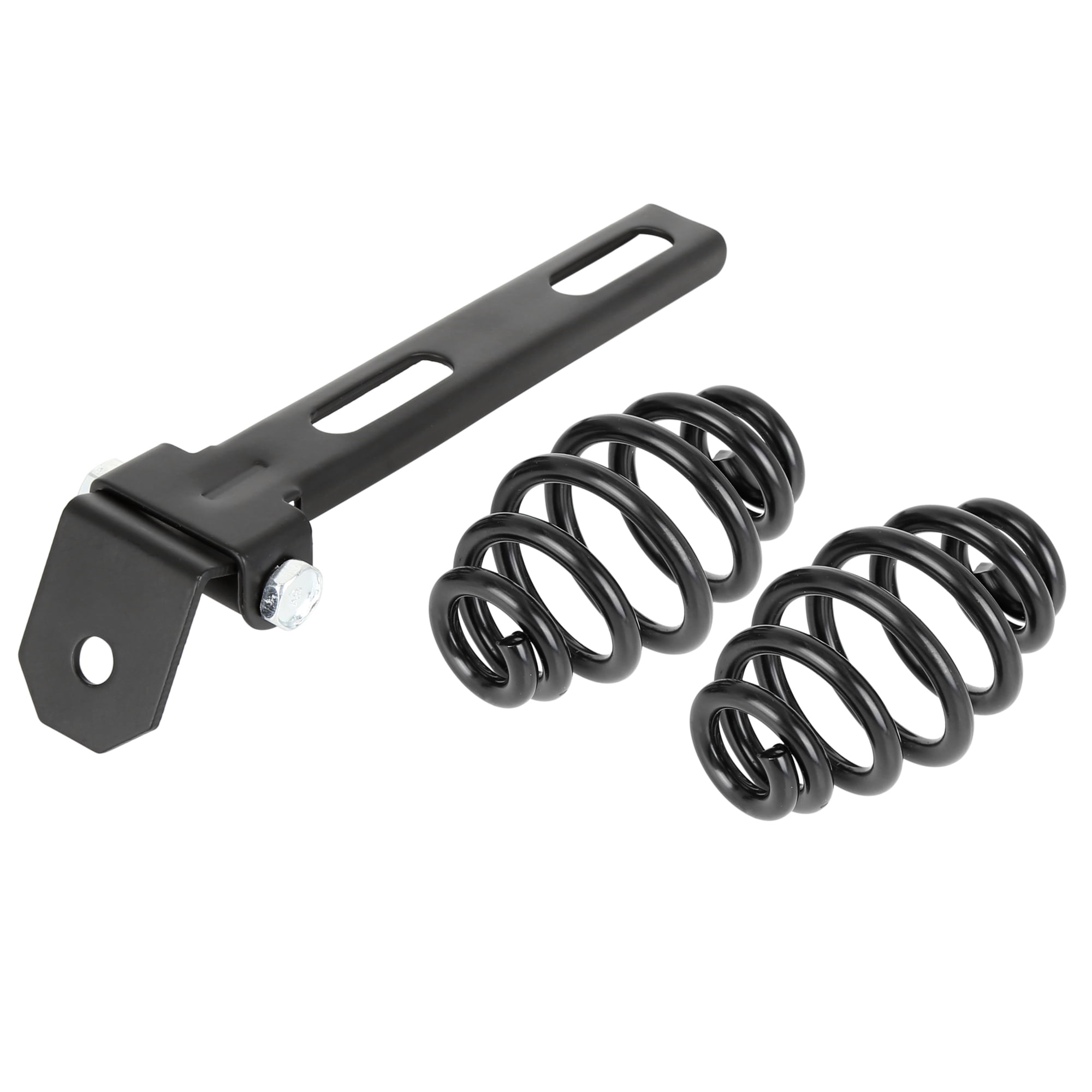 3 .5" Black Steel Motorcycle Chopper Solo Seat Bracket Spring Mount Set ...