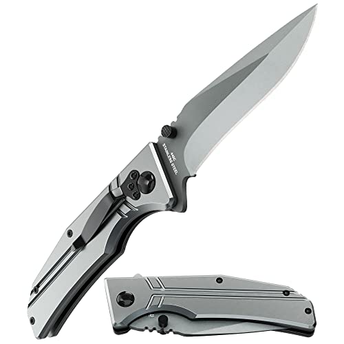 3,5" Blade Pocket Knife - Sharp Folding Knives for Men Women - Tactical ...