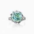 3/5 Carat Moissanite Wedding Ring for Bridal Set D Color 18K Moissanite ...