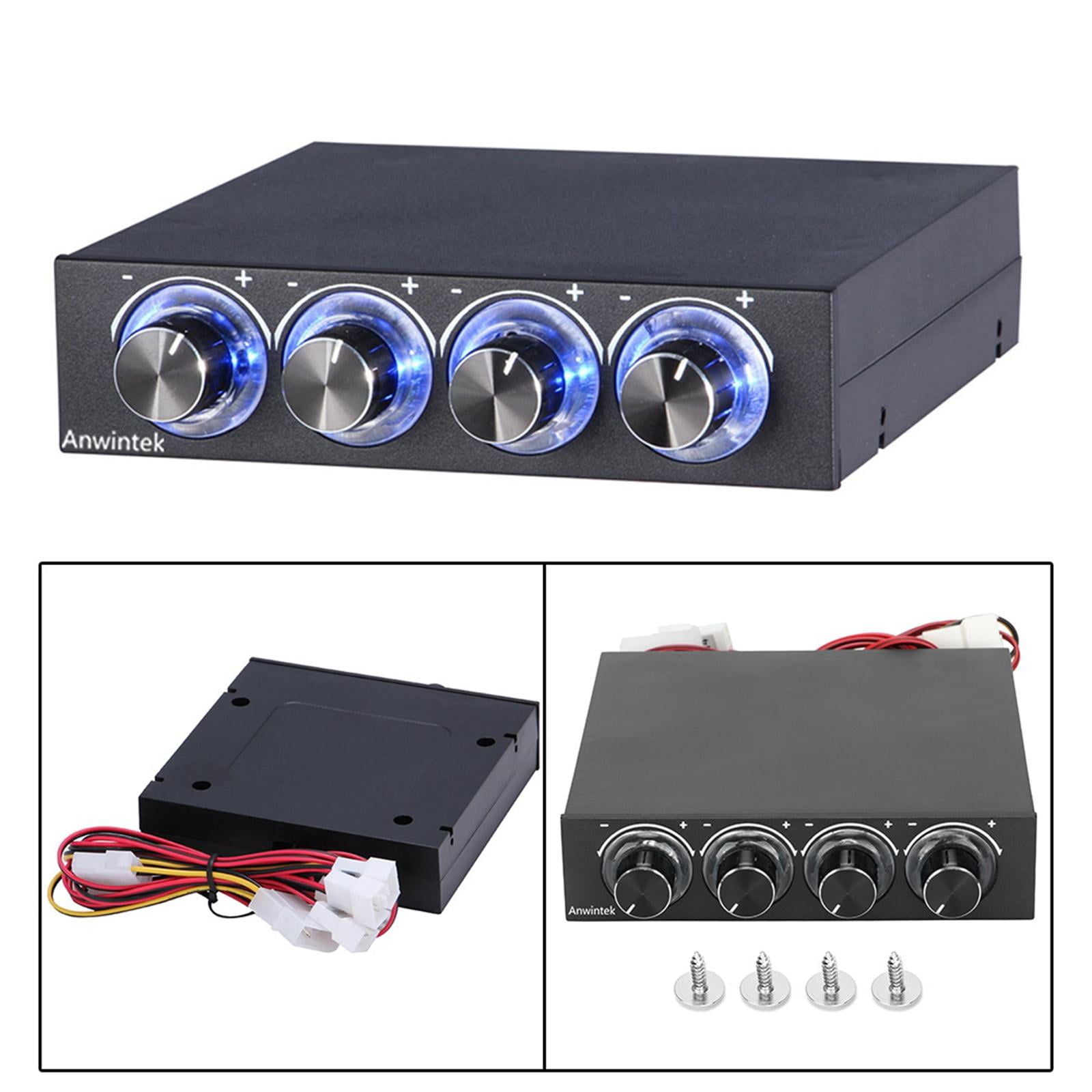 3.5 Controller Fan 4 Knob Cooling Fan, Controller ,for CPU Case HDD for ...