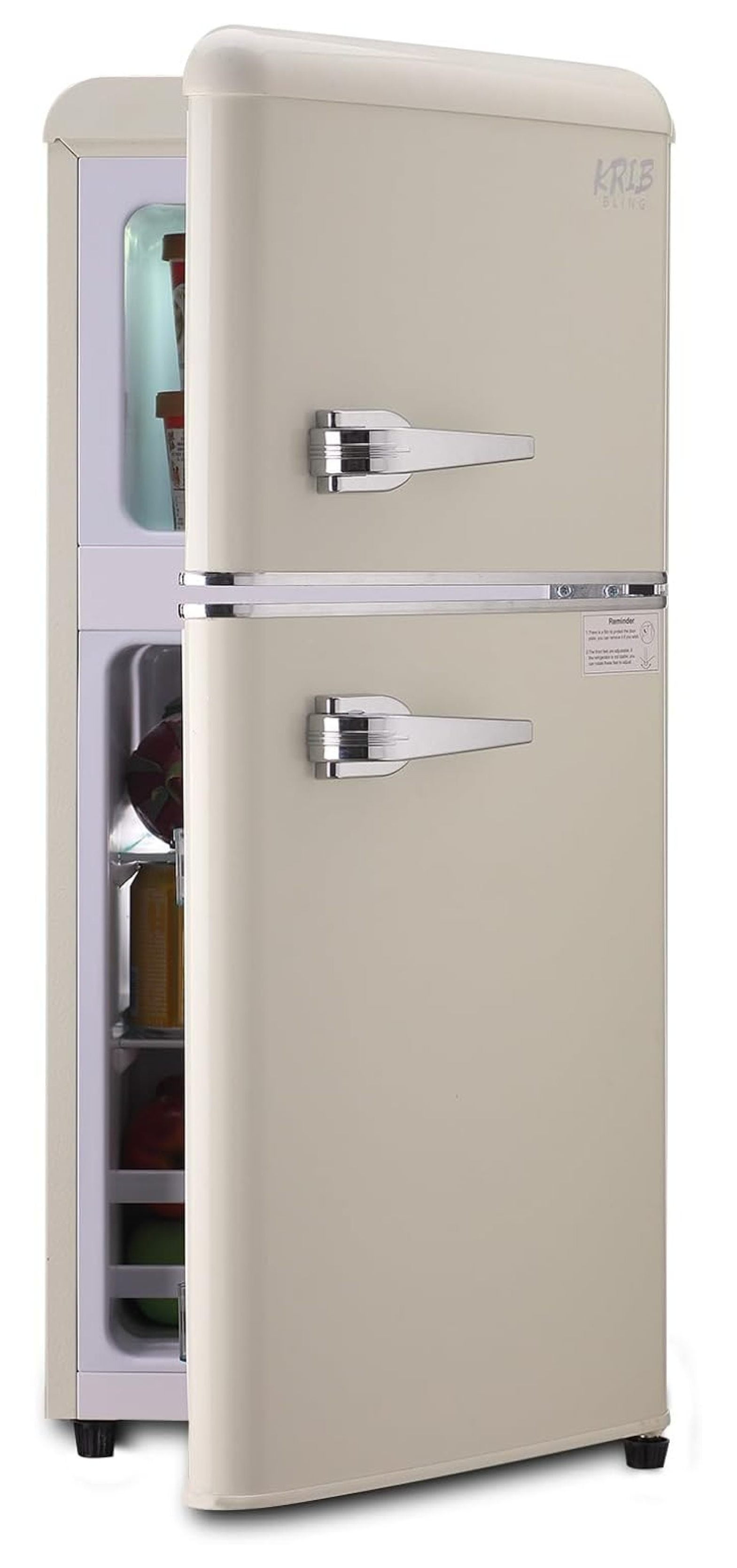 3.5 Cu.Ft Compact Refrigerator Mini Fridge with Freezer 7 Level ...