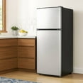 3.5 Cu.Ft Mini Fridge Freezer, 2 Door Compact Refrigerator, 7 Level ...