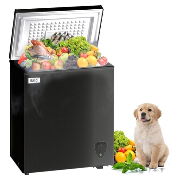 3.5 Cu.ft Freezer, Chest Freezer, Deep Freezer with Top Open Door ...