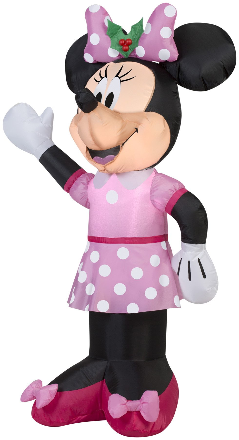 3.5 Disney Airblown Minnies Bowtique w/Holly Christmas Inflatable ...
