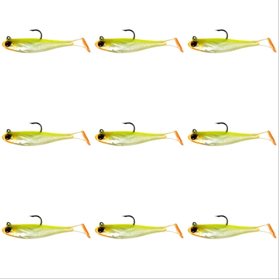 3.5" Easy Catch Soft Swimbait Lures – Pre-Rigged Fishing Baits with ...