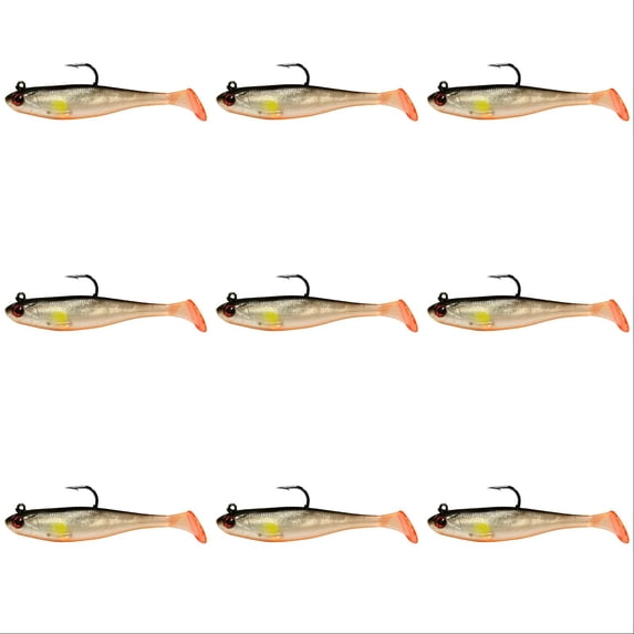 3.5" Easy Catch Soft Swimbait Lures – Pre-Rigged Fishing Baits with ...