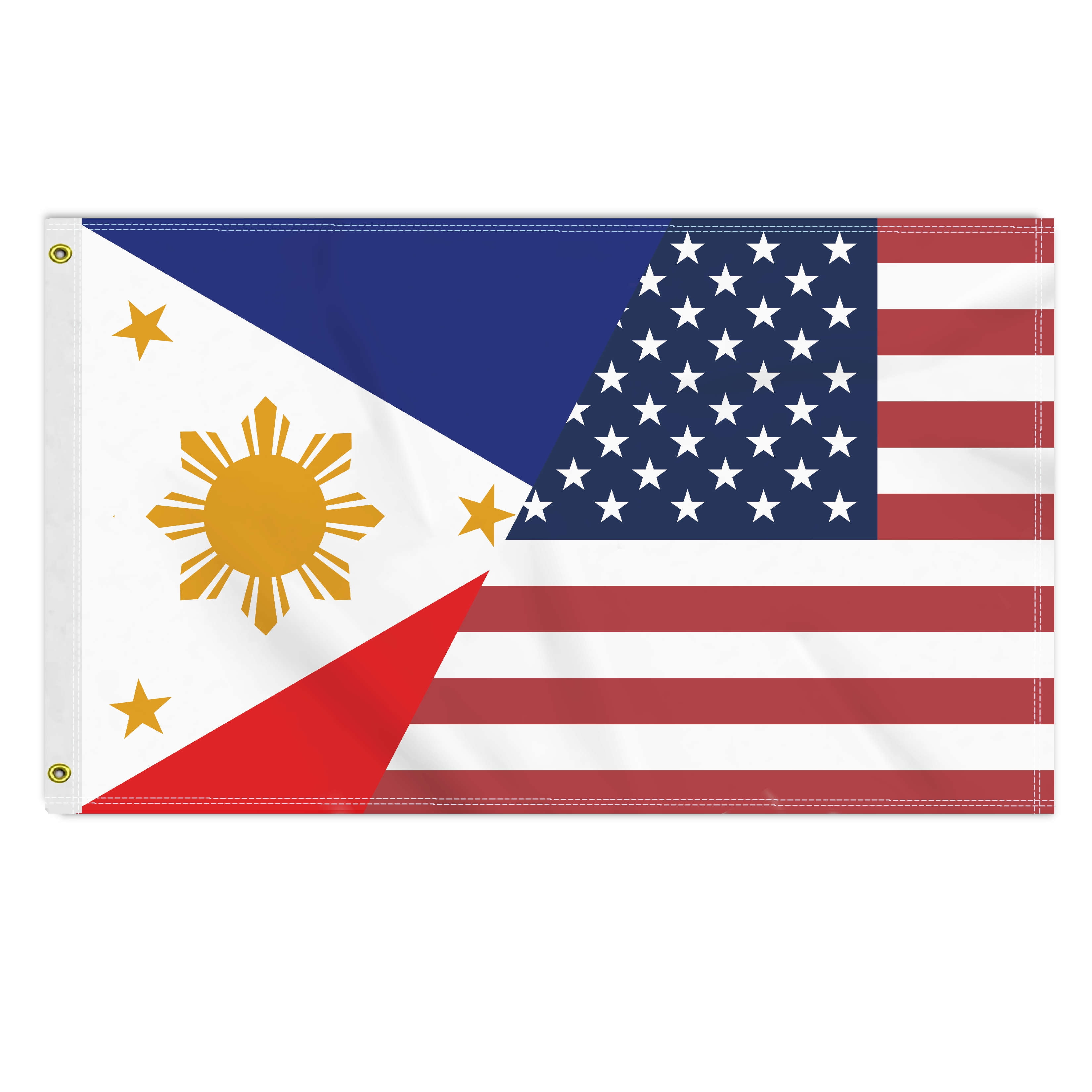 3×5 FT USA Philippine Flag, Large 150D America Filipino Outdoor Banner ...