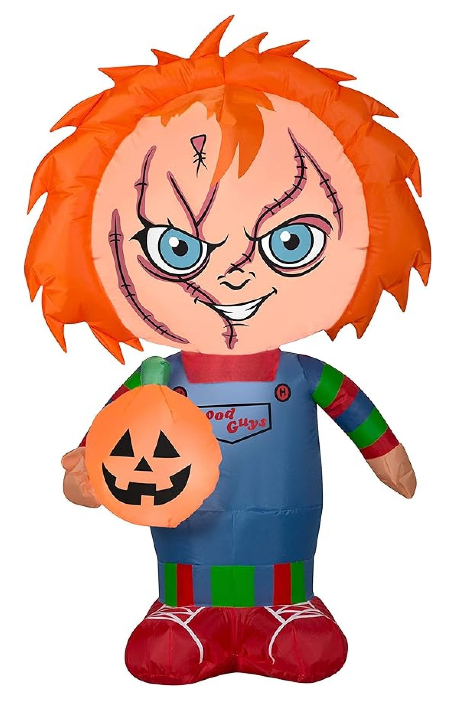 3.5 Foot Child's Play Chucky Light Up Inflatable Lawn Decoration ...