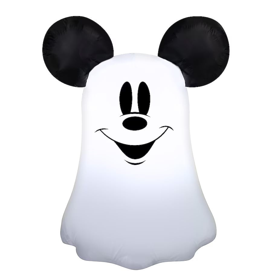 3.5 Ft Disney Mickey Mouse Ghost LED Light Up Airblown Halloween ...