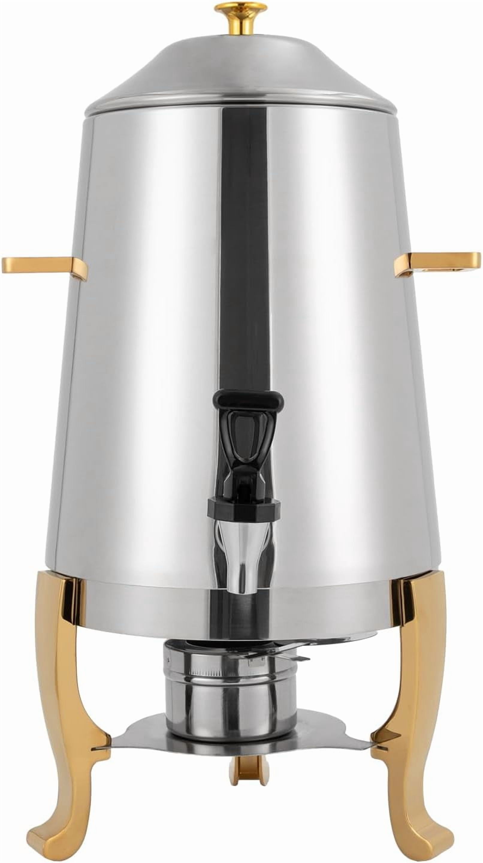 3.5 Gallon Hot Beverage Dispenser, Stainless Steel Coffee Urn Chafer ...