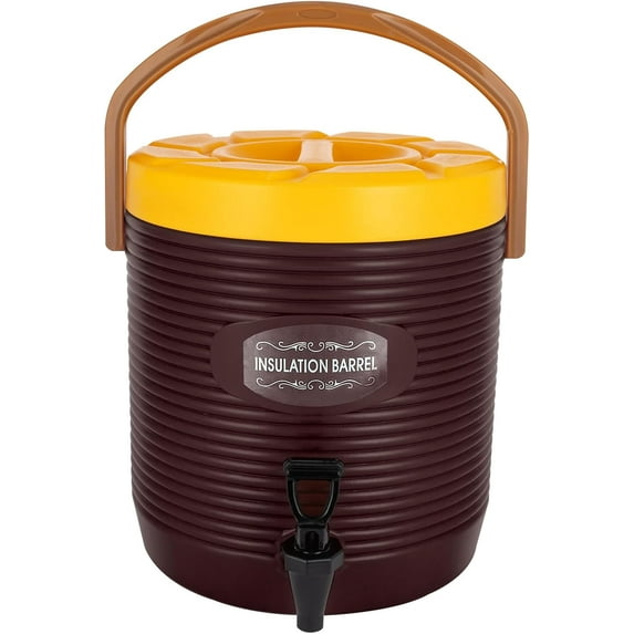 3.5 Gallon Insulated Beverage Cooler Hot Cold Water Cooler with Spout ...