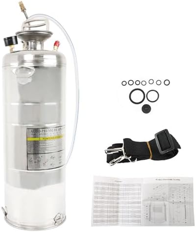 3.5 Gallon Stainless Steel Sprayer, 20 Wand & 3FT Reinforced Hose ...