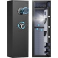 3-5 Gun Safe, High Security Gun Safe with LCD Screen Keypad and Silent ...