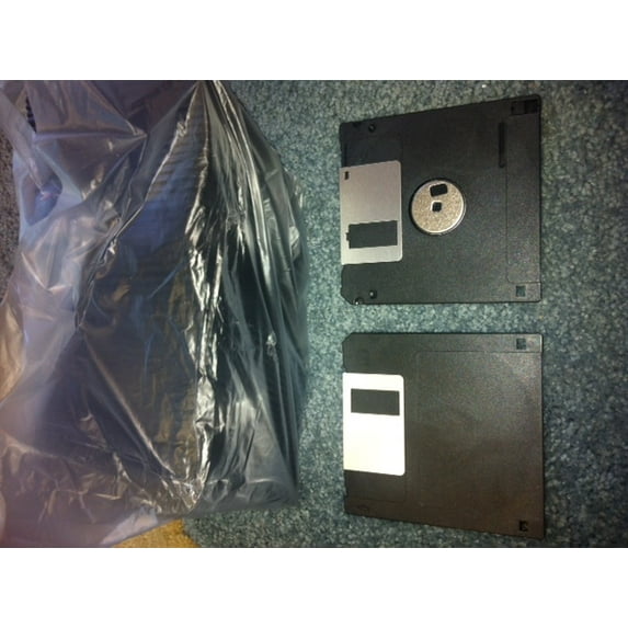 3.5" HD 2MB UNFORMATTED DISKETTE & WHITE DISKETTE LABEL, 200 PCS, FREE ...
