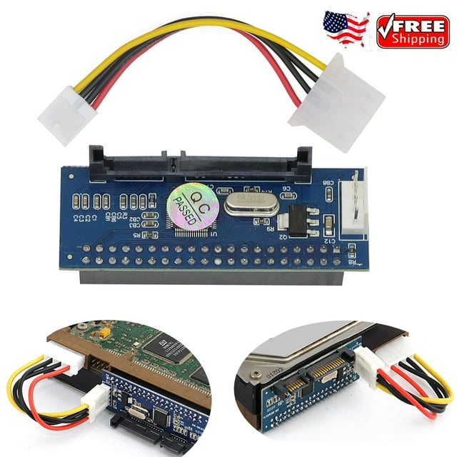 3.5" HDD IDE to Serial ATA SATA Adapter Parallel to Serial Hard Drive ...