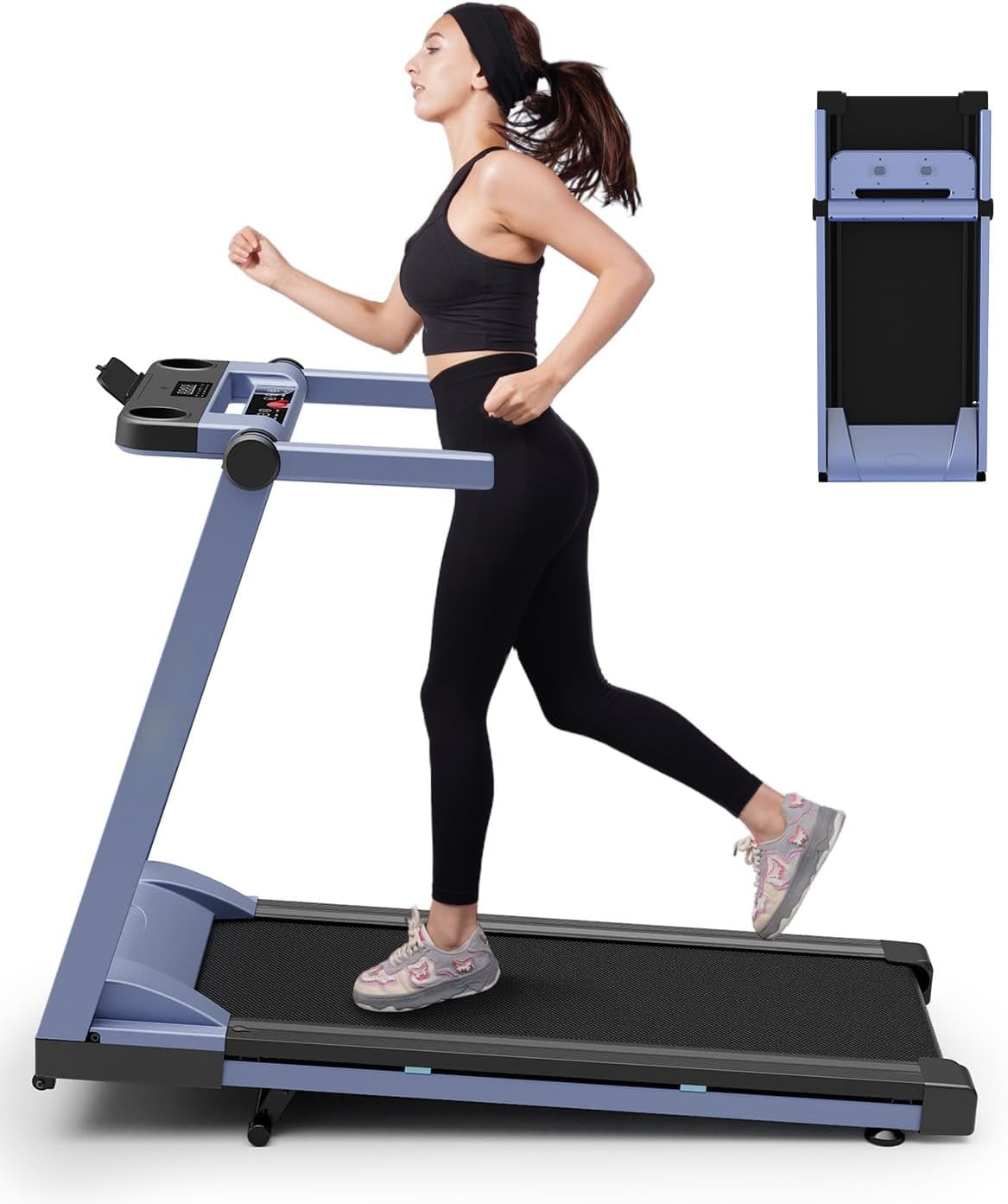 3.5 HP Superun Treadmill, 350LBS Capacity Treadmills for Home Small ...