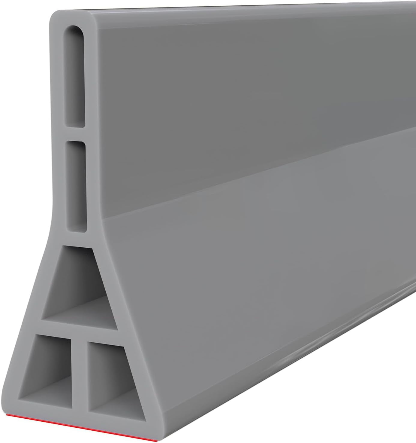 3.5" High Shower Threshold Water Dam, 74 in Shower Water Splash Guard ...