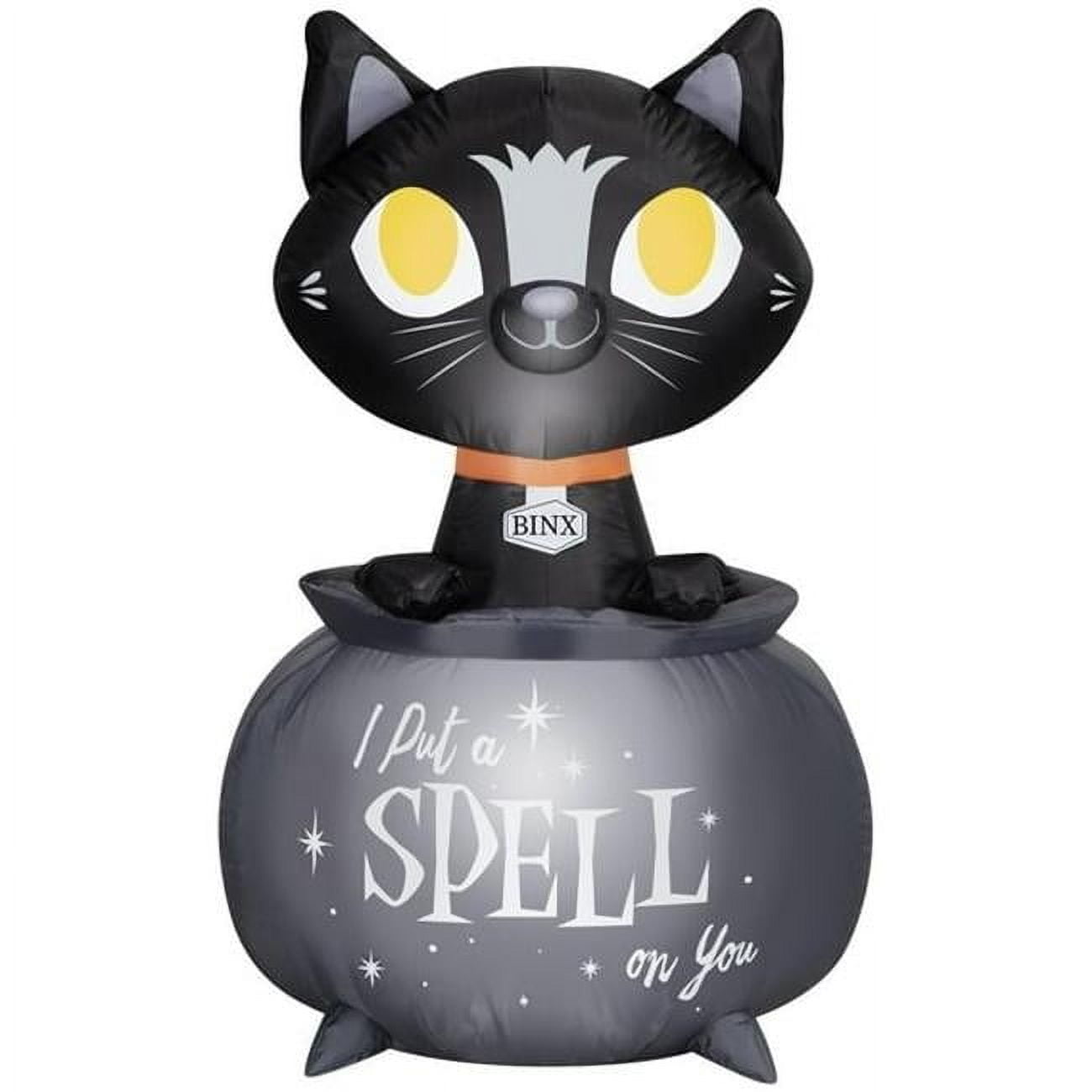 3.5’ Hocus Pocus Binx with Calderon Scene Disney Airblown Inflatable ...