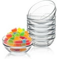 3.5 Inch 4oz Small Glass Ramekin Bowls, Stackable Mini Prep & Condiment ...