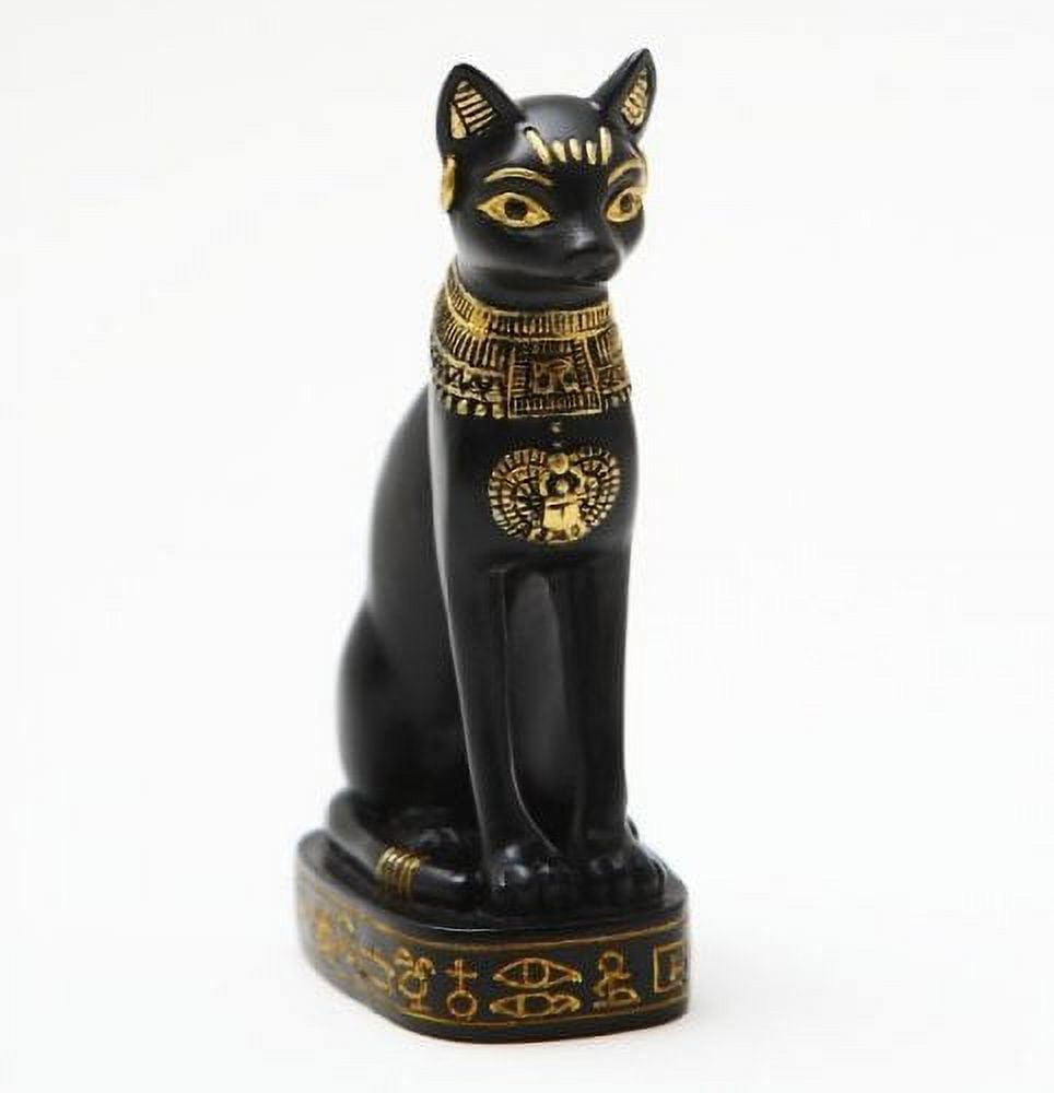 3.5 Inch Bastet Egyptian Mystical Character Resin Statue Figurine ...