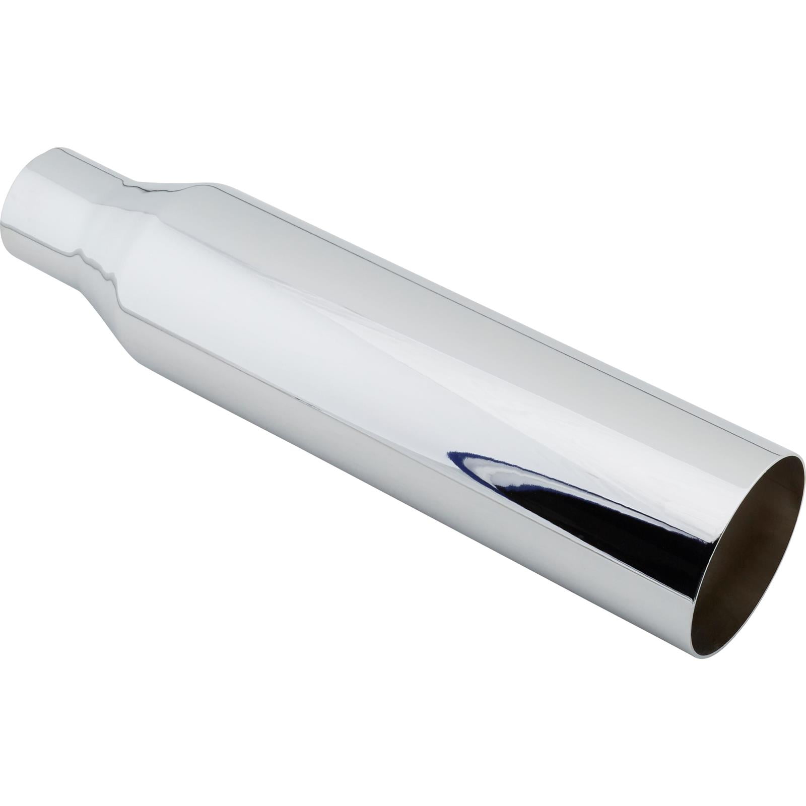 3.5 Inch Chrome Echo Can Exhaust Tip w/ 2 ID Inlet, 18 Long - Walmart.com