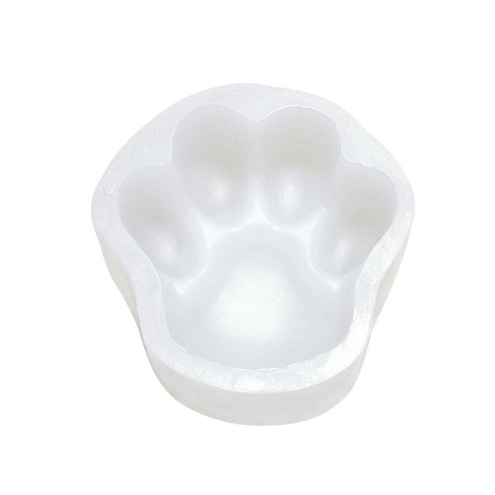 3.5 Inch DIY Large Pet Paw Silicone Mold Dog Cat Paw Print Stepping ...