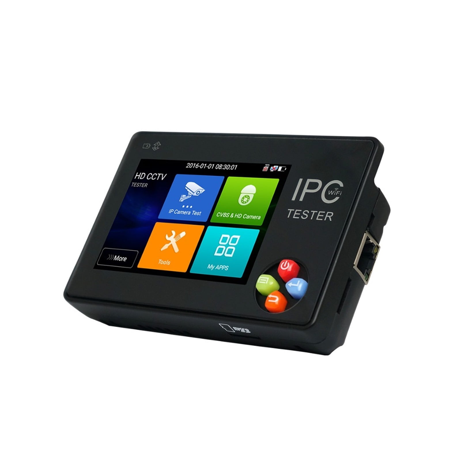 3.5 Inch Full 4K H.265 IP/CVBS/AHD/TVI/CVI System IP Camera Tester Ip ...