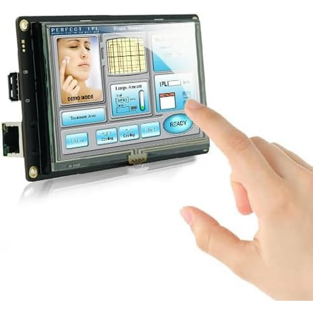 3.5 Inch HMI Smart SSF20 TFT LCD Display 128M Flash Memory + 1 GHz CPU+Complimentary GUI ...