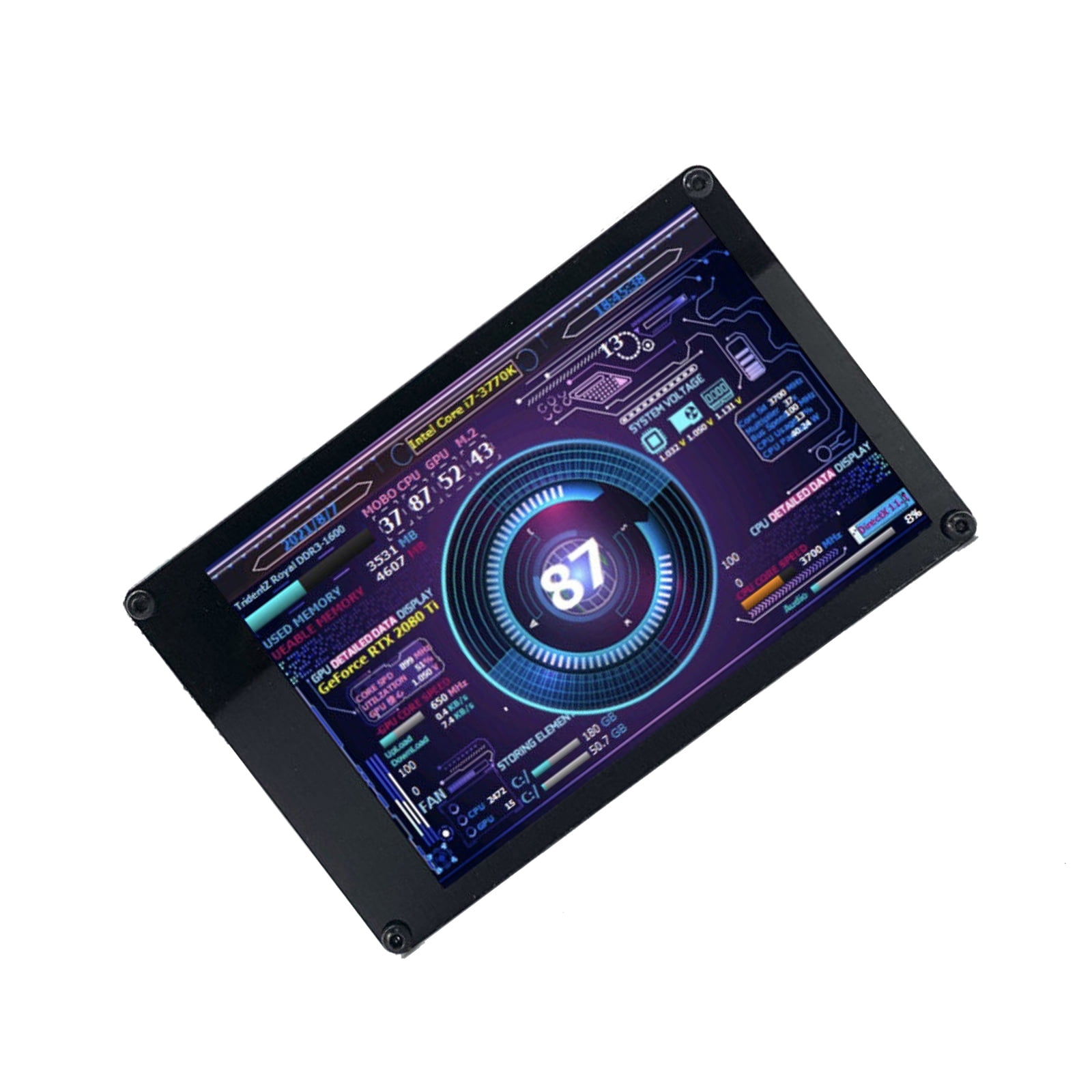 3.5 Inch IPS Display with 360 Degree Rotation Versatile Use for Pi ITX ...