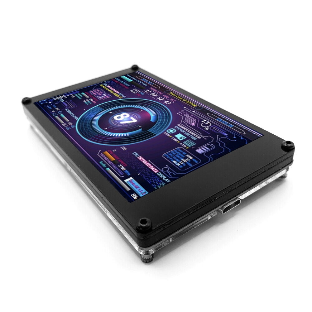 3.5 Inch IPS USB Secondary Display Screen AIDA64 Mini Monitor 360° for ...