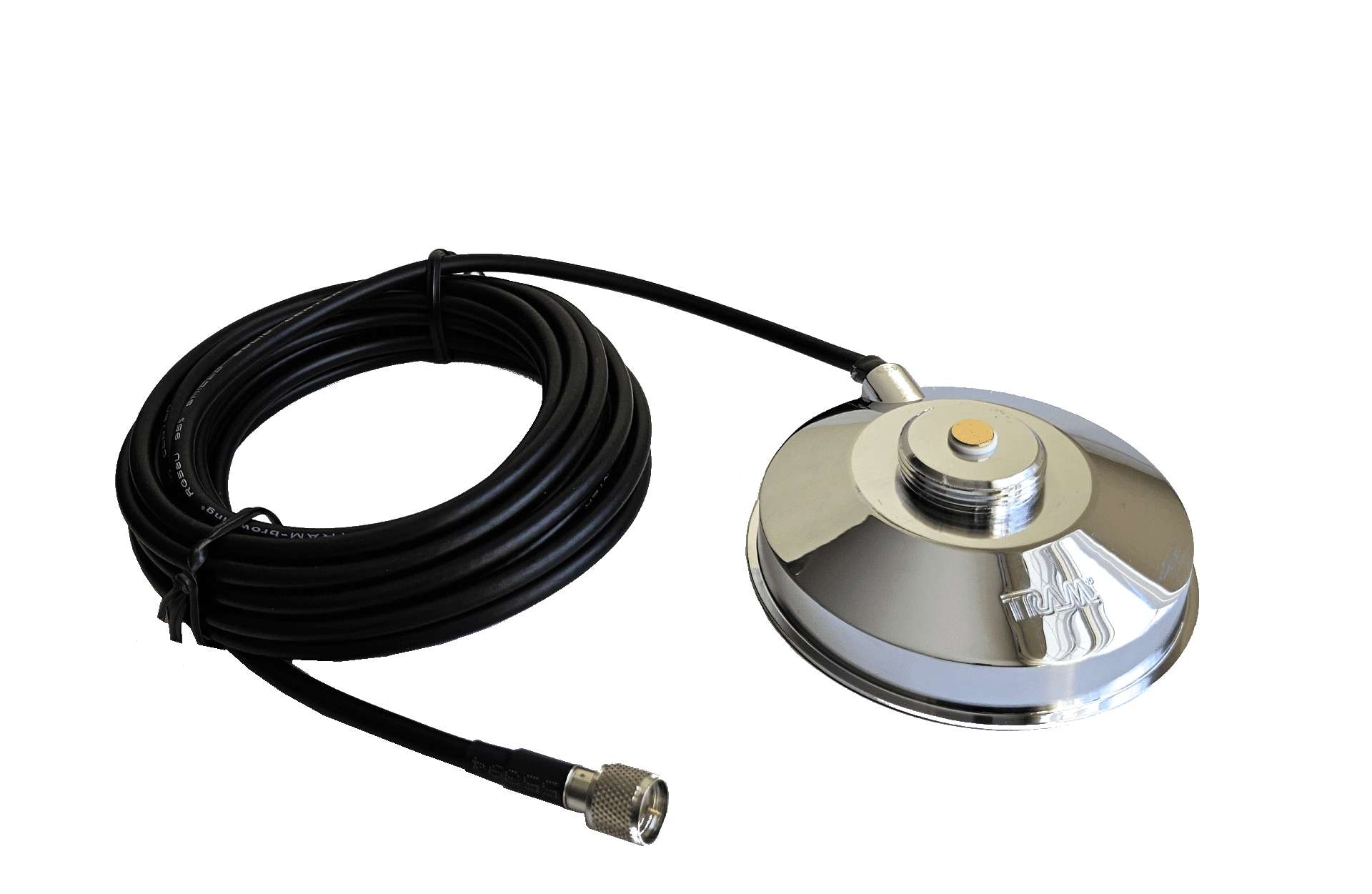 3.5" Inch Magnet Mount NMO Chrome For Mobile Antenna For Motorola Radio ...