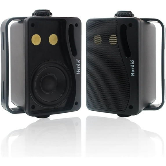 3.5 Inch Passive Outdoor Speakers Wired Waterproof, 200W 3 Way Premium ...