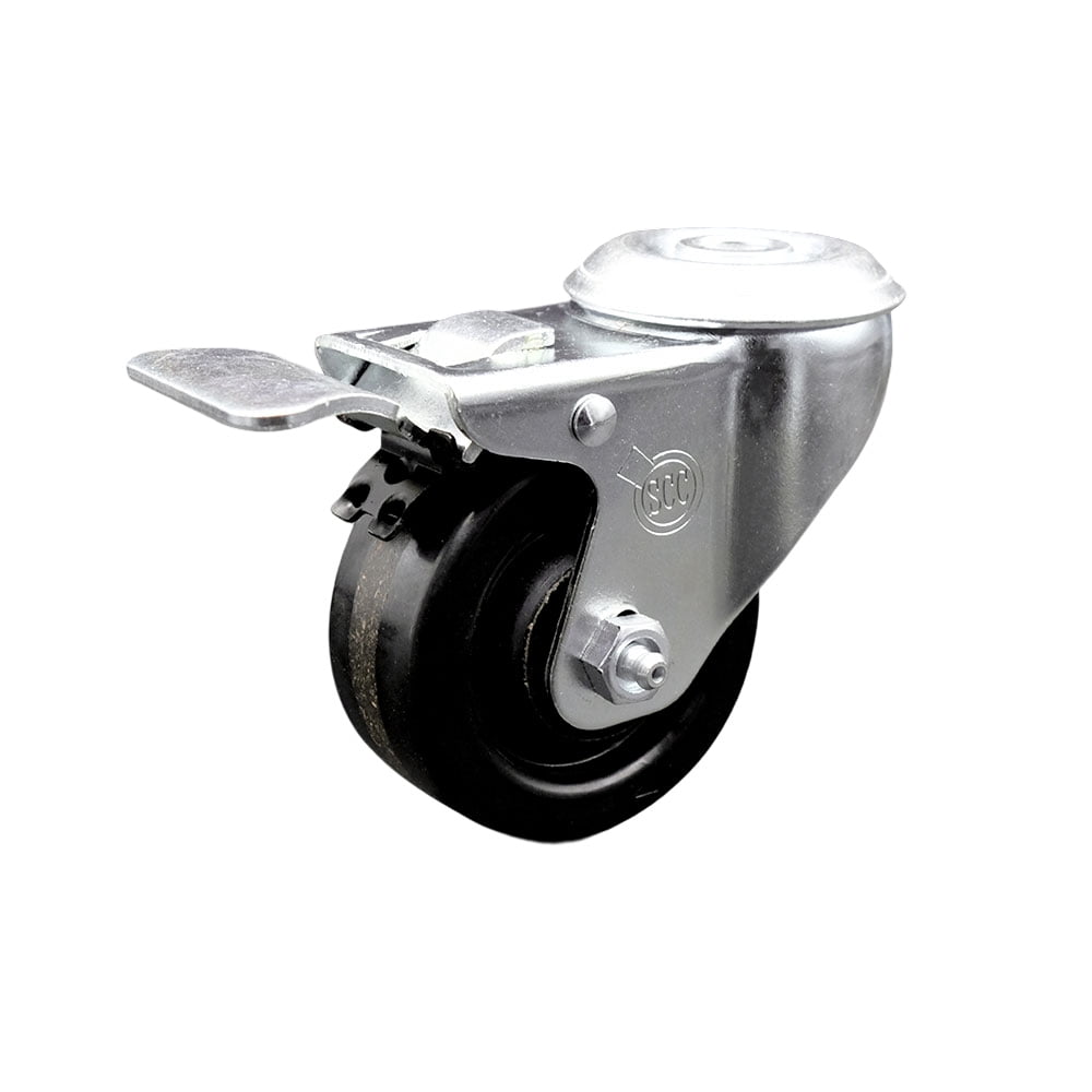 3.5 Inch Phenolic Wheel Bolt Hole Caster with Total Lock Brake Service ...