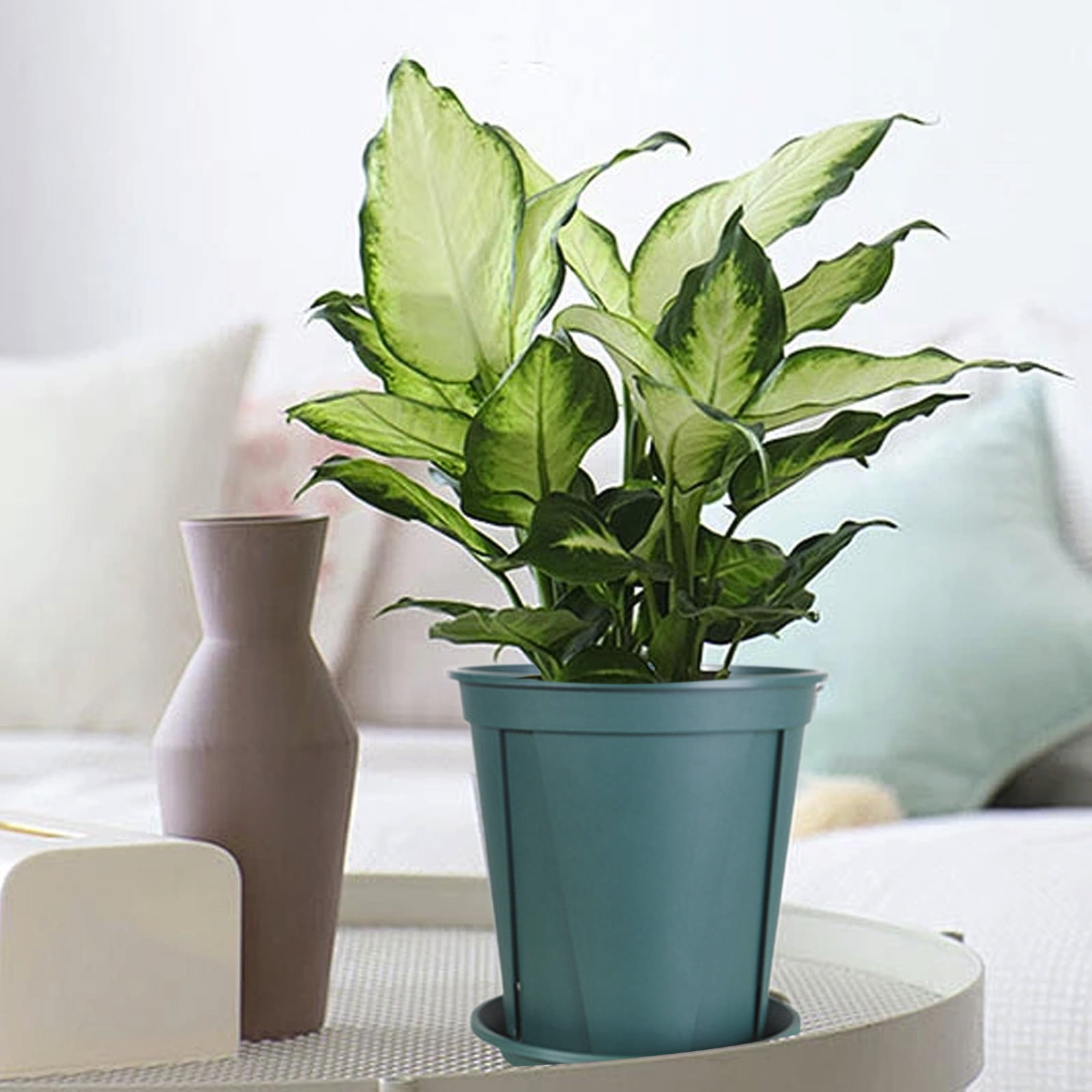 3.5 Inch Plant Pots, Balcony Household Plastic Flower Pot Thickened ...