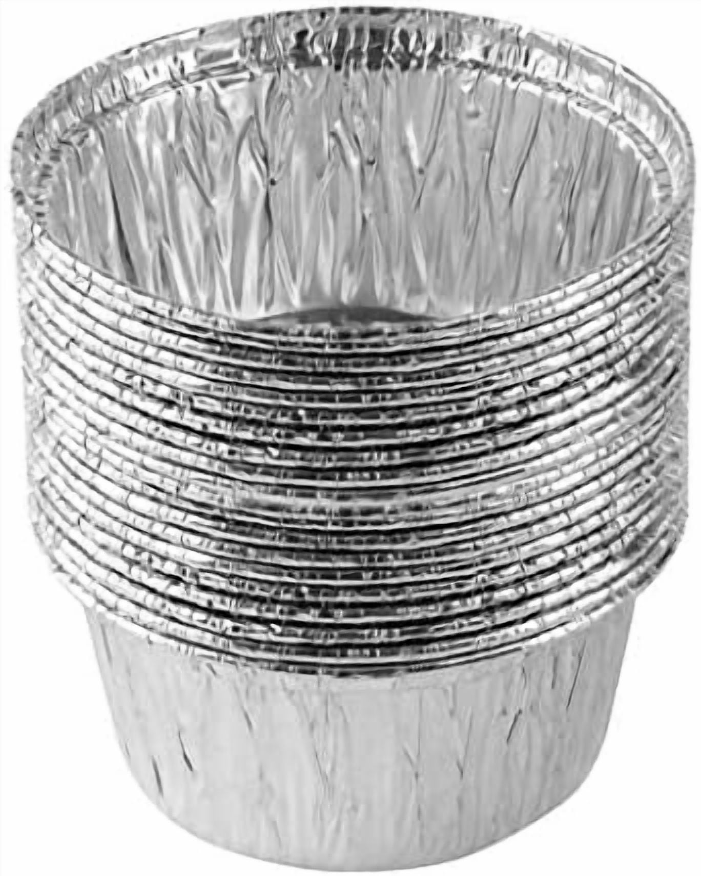 3.5'' Inch Round Ramekins Muffin Cups Tin Foil Cupcake Pans Disposable ...