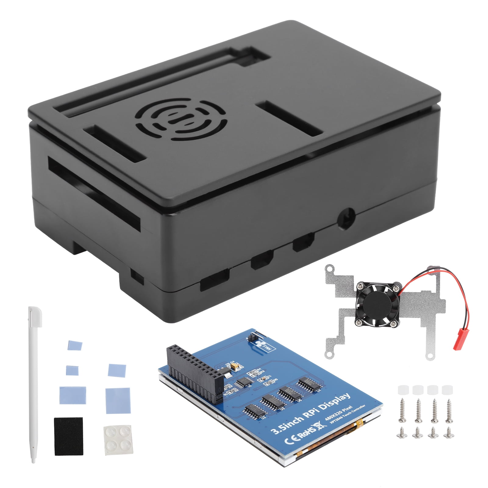 3.5 Inch Touch Screen Kit Compatible with Raspberry Pi 4B Case Shell ...