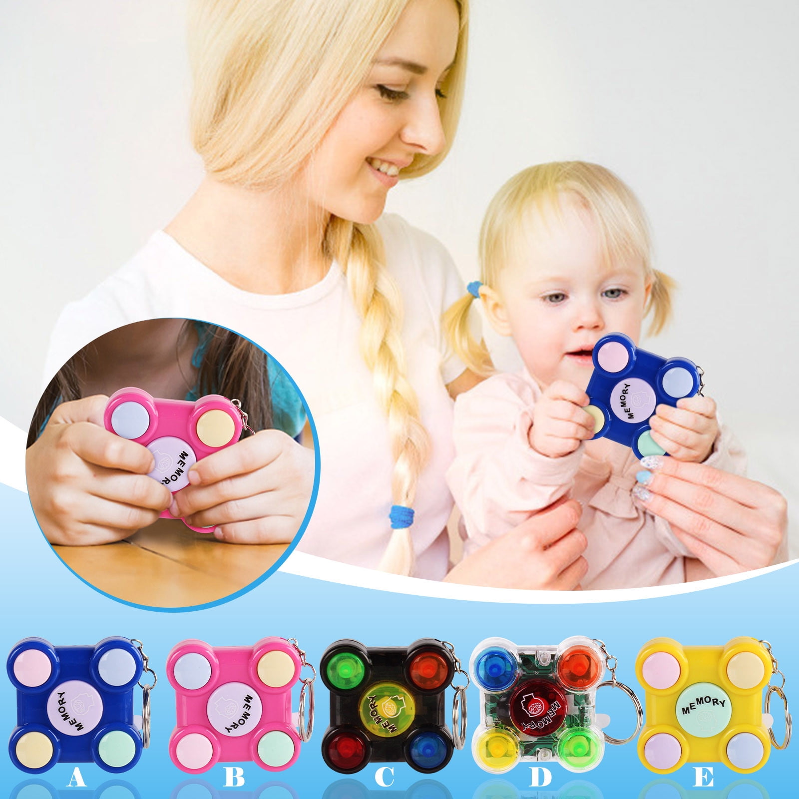 3/5 Pack Point Games Memory Run - Electronic Memory Handheld Game with ...