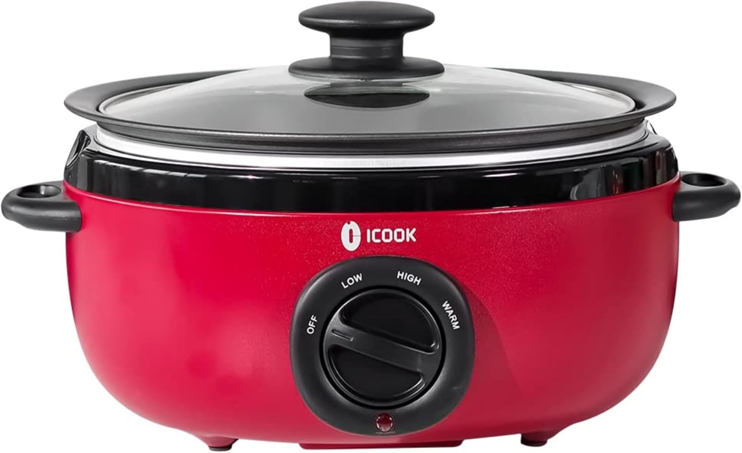 3.5 Quart Slow Cooker, Small Slow Cooker with Transparent Glass Cover ...