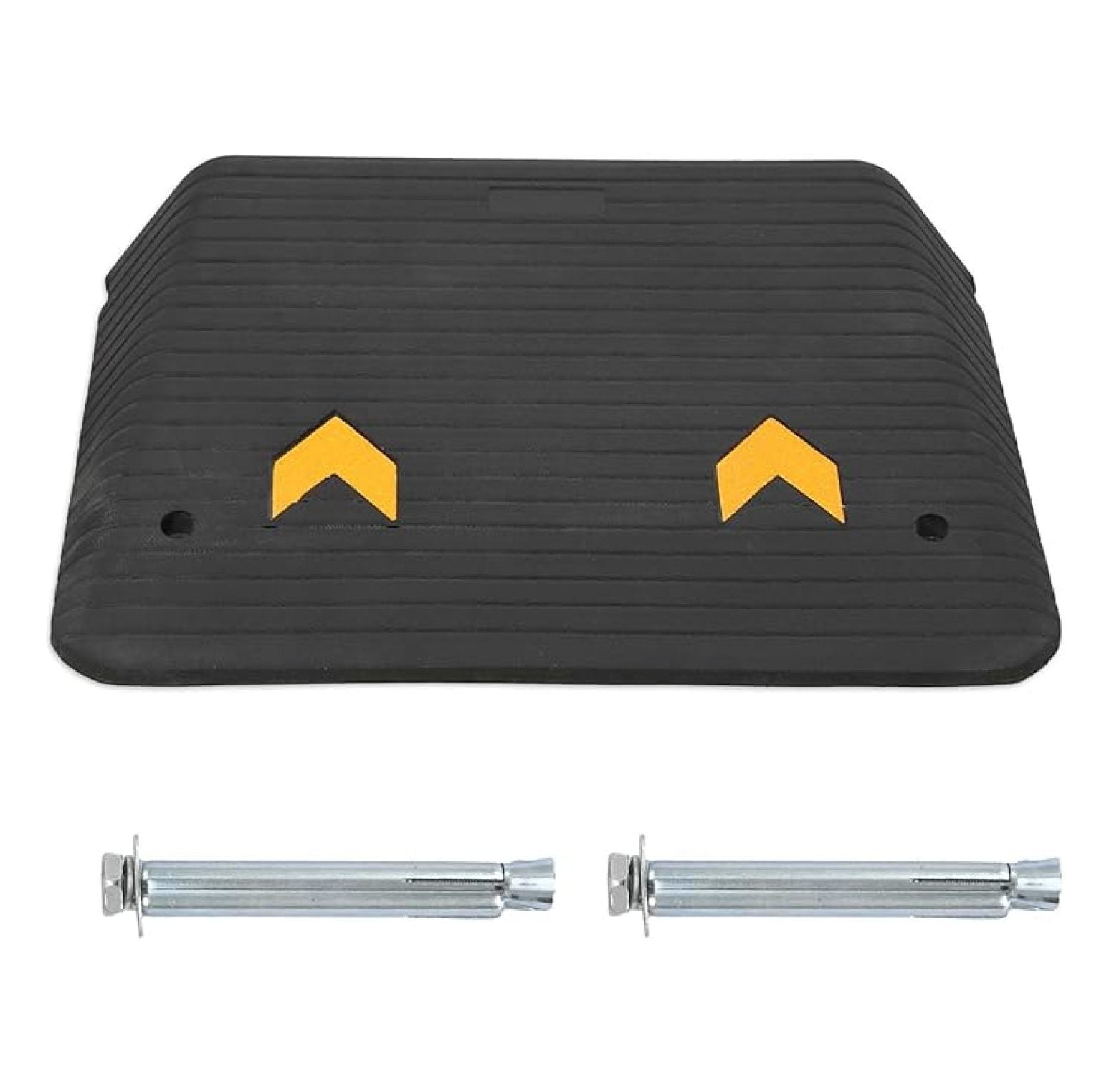 3.5" Rubber Threshold Ramp - Heavy-Duty Wheelchair Ramp with 33,000 lbs Capacity, Recycled ...