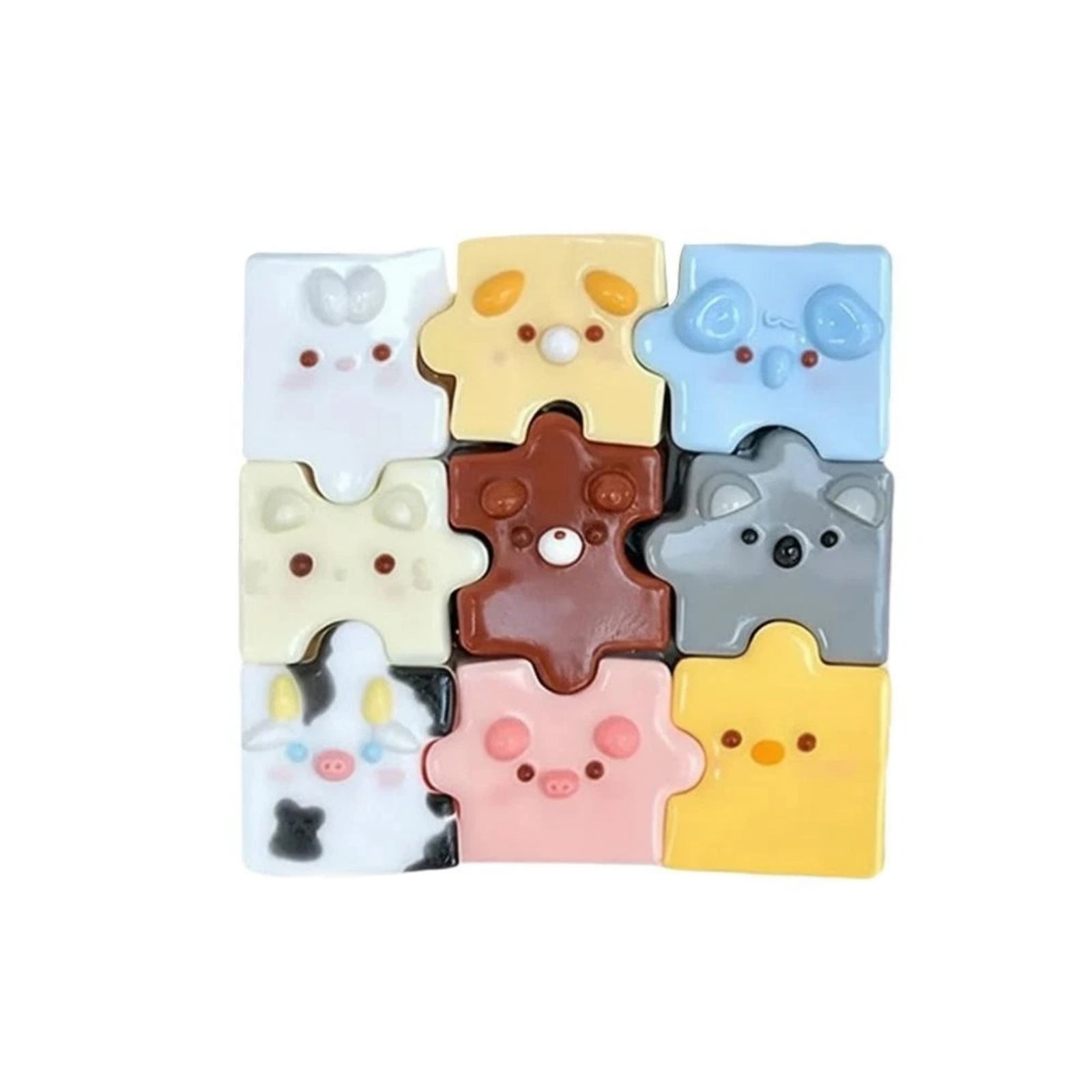 3.5" Slow Rise Puzzle Squishy, Soft Squishy Stress Relief Squeeze Ball ...