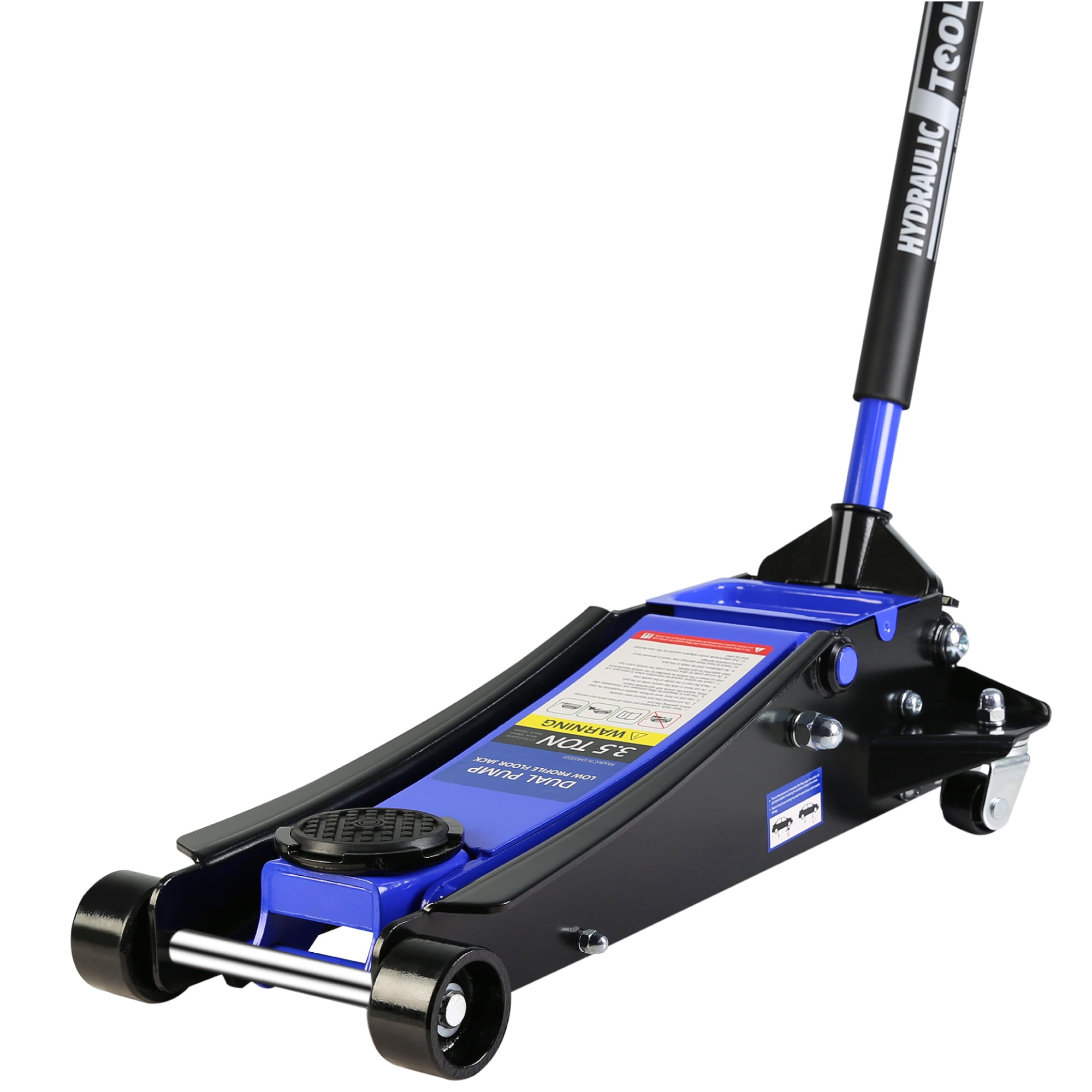 3.5 Ton Low Profile Floor Jack, Hydraulic Jack with Dual Pumps Quickly ...