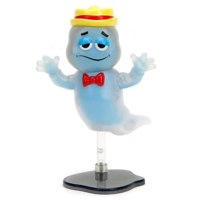 3.5 in. Boo Berry Moveable Glow-in-the-Dark Figure with Stand & Cereal ...