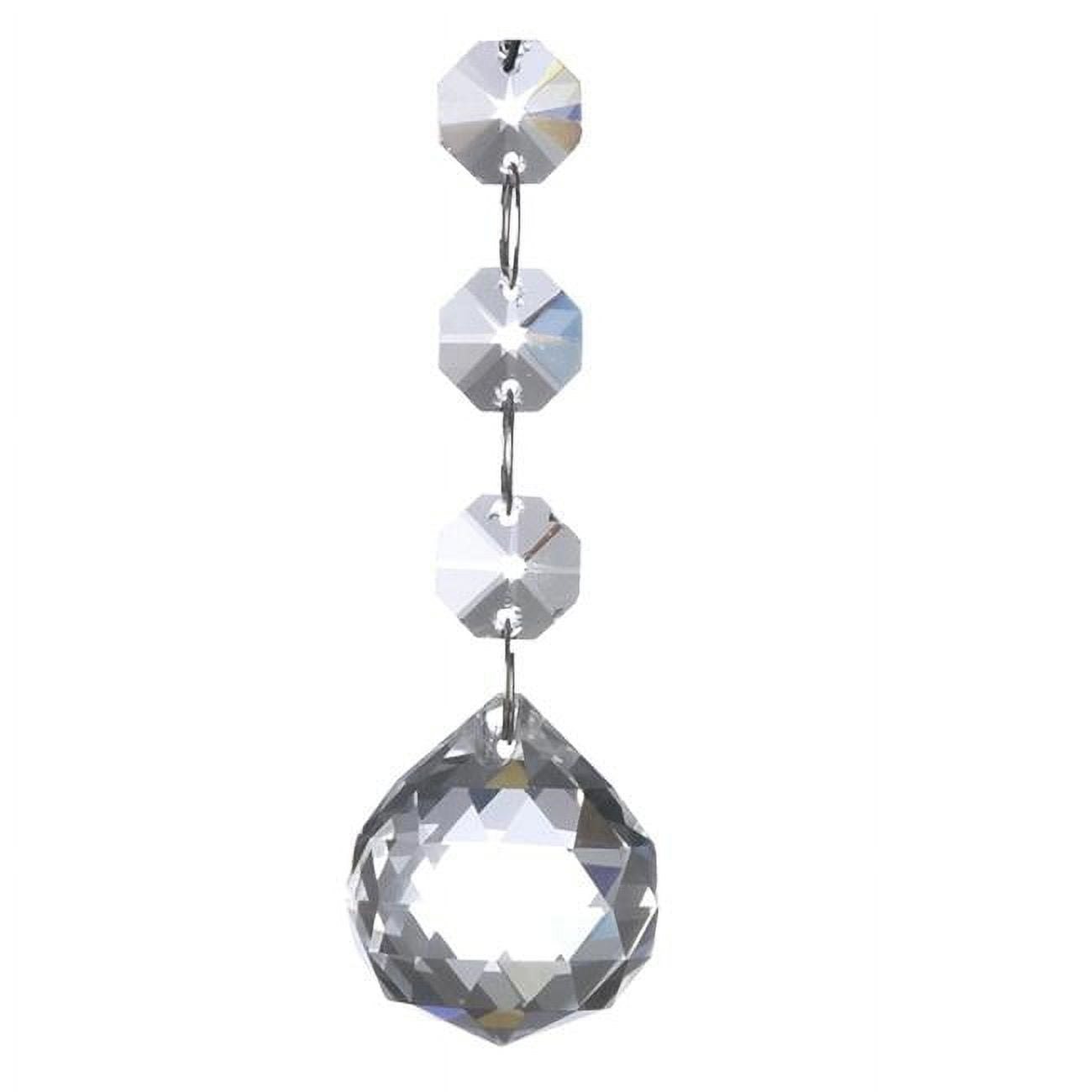 3.5 in. Hanging Crystal Ornament, Clear - Walmart.com