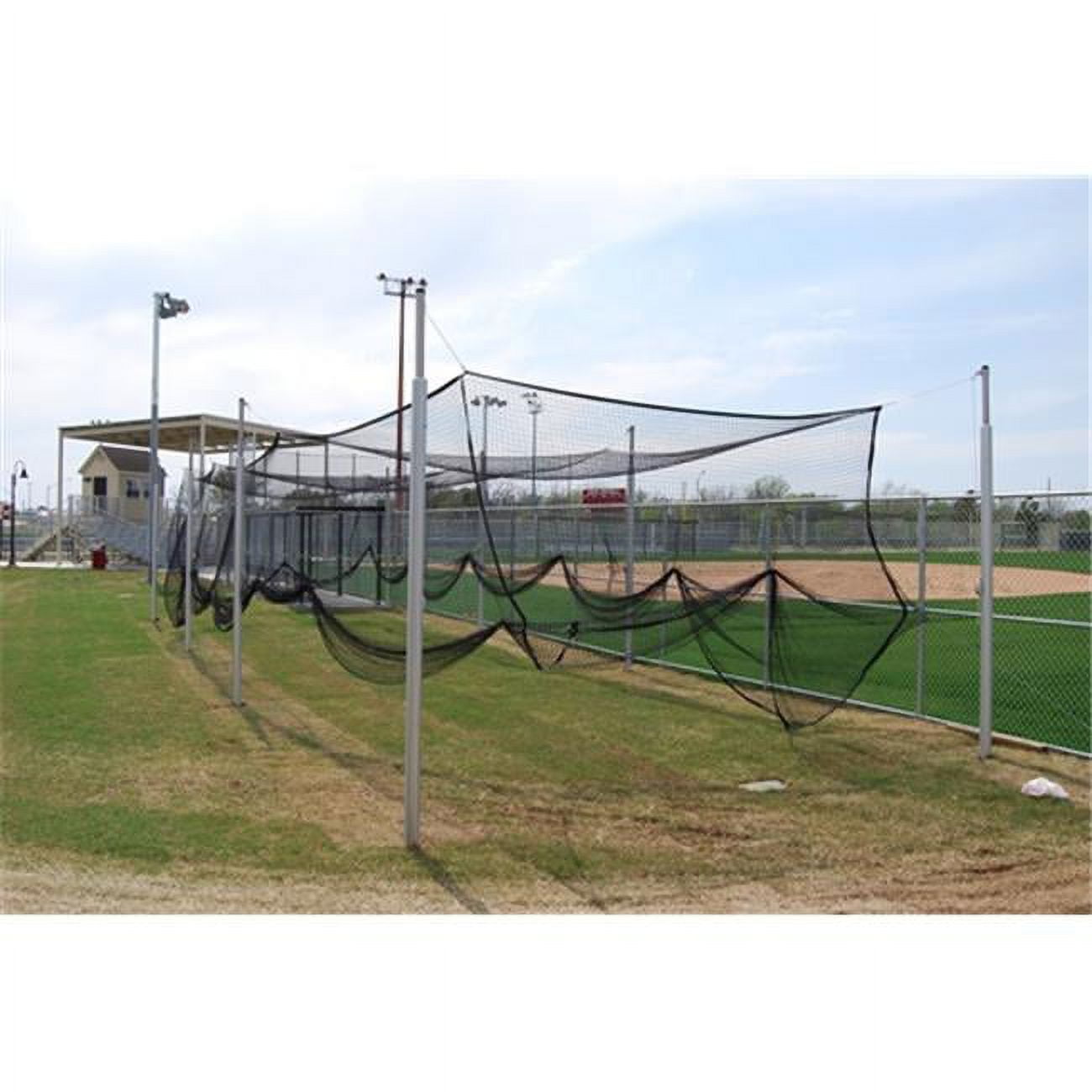 3.5 in. Outer Diameter Aluminum Batting & Multi-Sport Cage Structure, 8 ...